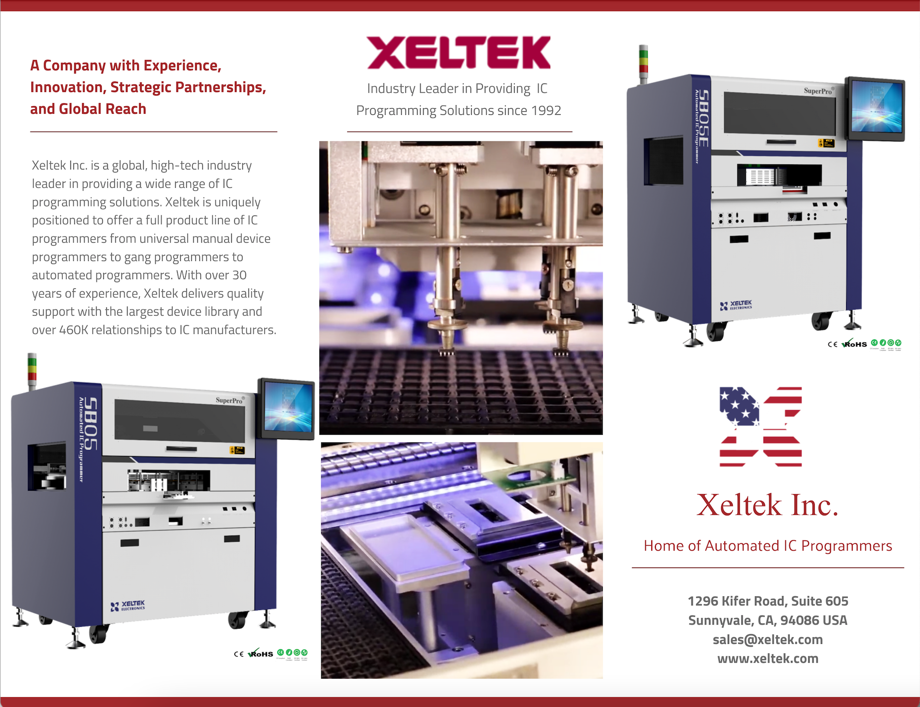Xeltek Recent News :: A More Certain Future with Automated Programming - Universal IC Chip ...